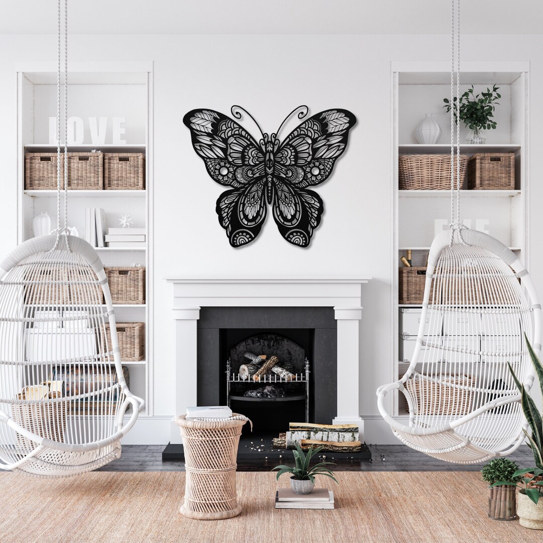 Metal Butterfly Wall Art, Metal Wall Butterfly, Butterfly for Wall ...