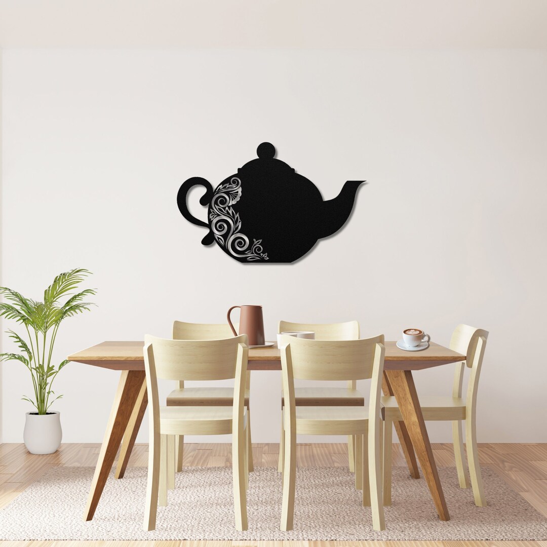 Kitchen Metal Wall Art, Tea Wall Art, Tea Signs for Kitchen, Tea Room ...