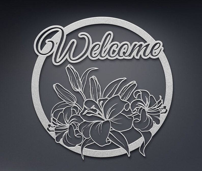 Welcome Sign Metal, Welcome Spring Sign, Spring Welcome Sign, Welcome ...
