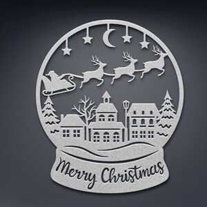 Merry Christmas Sign, Christmas Metal Sign, Christmas Metal Wall Art ...