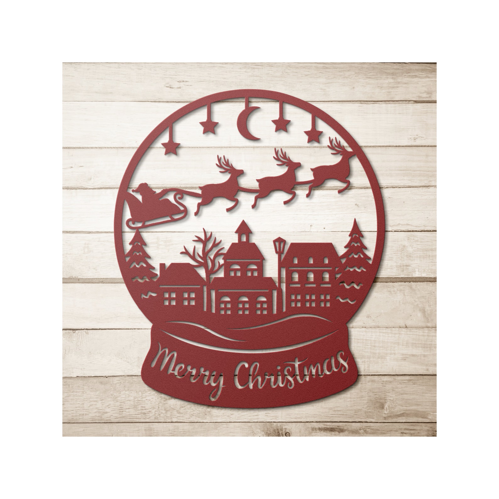 Merry Christmas Sign, Christmas Metal Sign, Christmas Metal Wall Art ...
