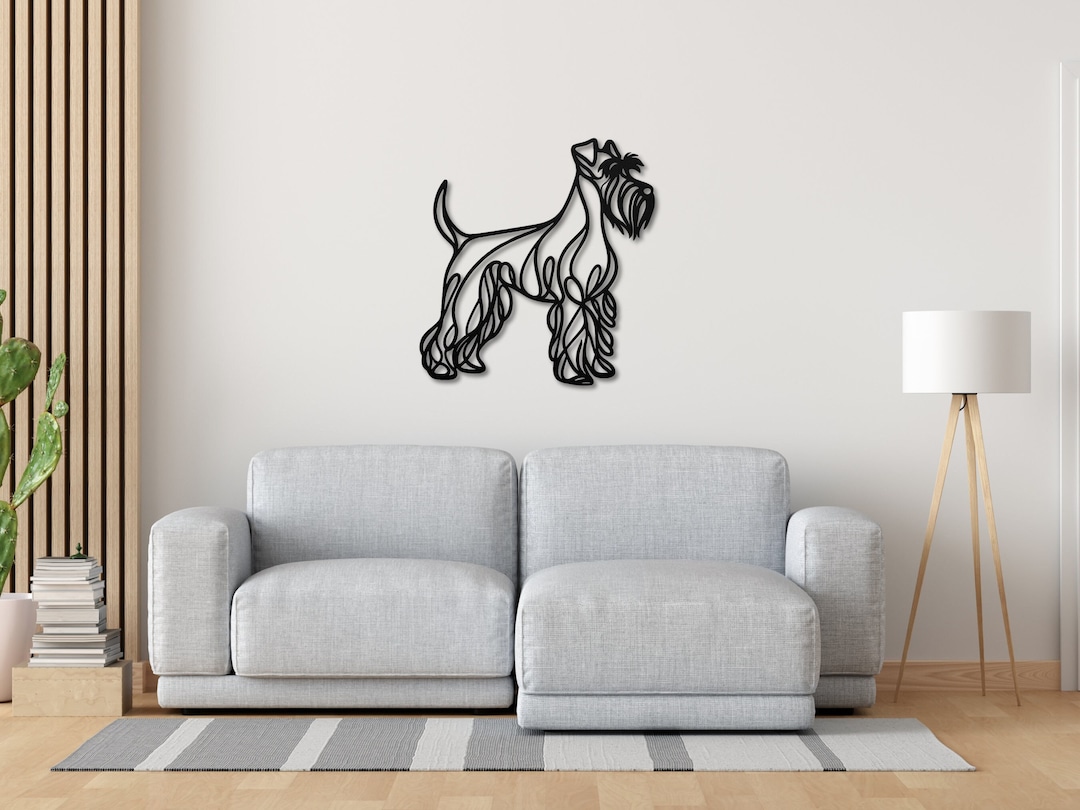 Schnauzer Metal Art, Schnauzer Decor, Metal Dog Art - Etsy