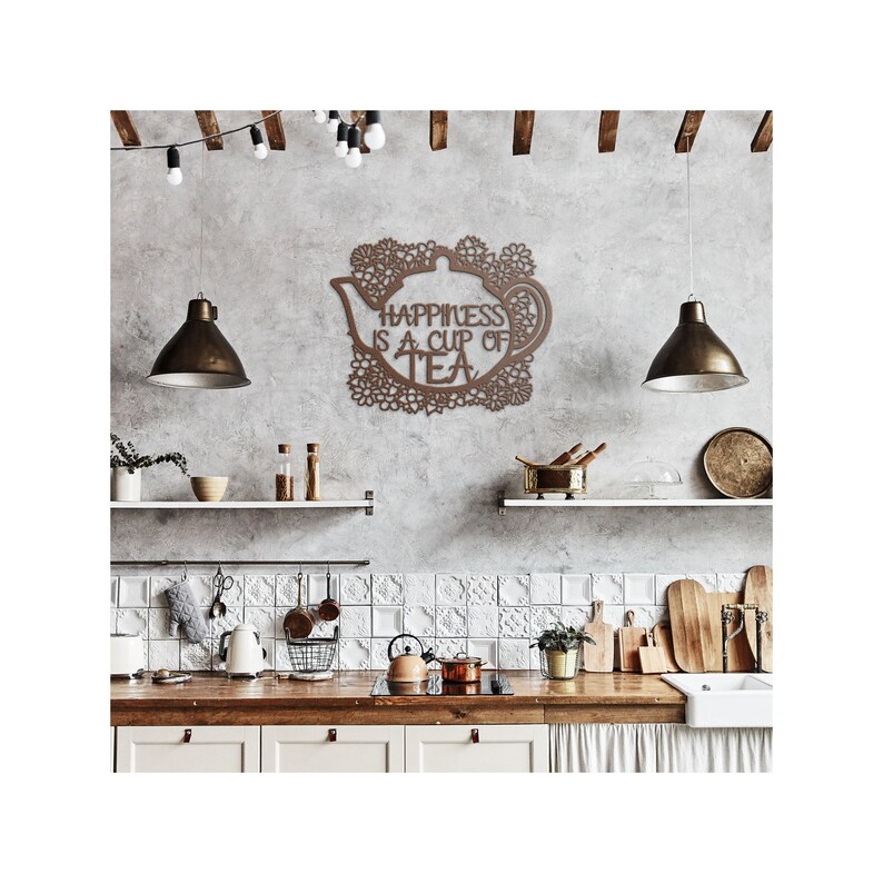 Tea Metal Wall Art Tea Wall Art Tea Signs for Kitchen Tea - Etsy