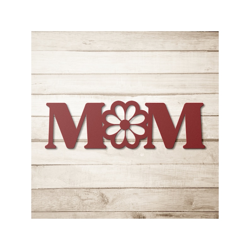 Mom Sign Metal, Mom Wall Art, Mom Room Decor, Mother's Day Mom, Mother ...