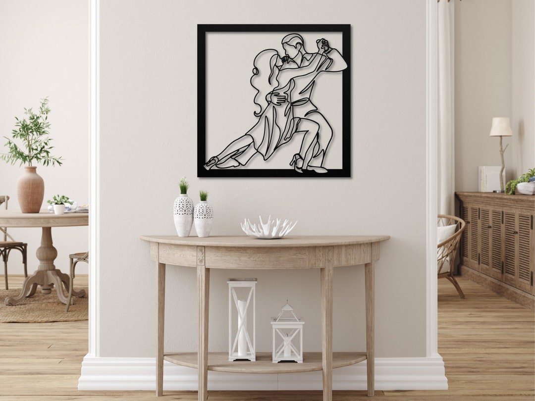 Tango Metal Wall Art, Tango Dance Art, Tango Dancer Art, Tango Decor ...