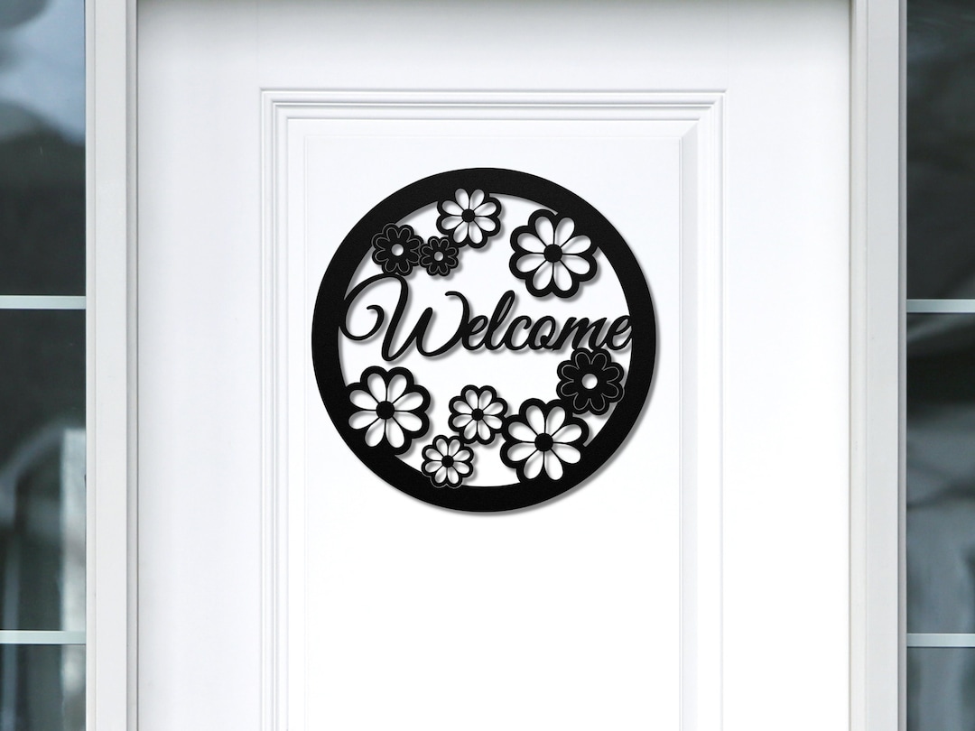 Outdoor Metal Welcome Sign, Metal Welcome Sign Outdoor, Metal Sign ...