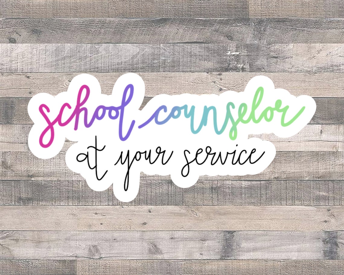 School Counselor Sticker Guidance Counselor Laptop Car - Etsy