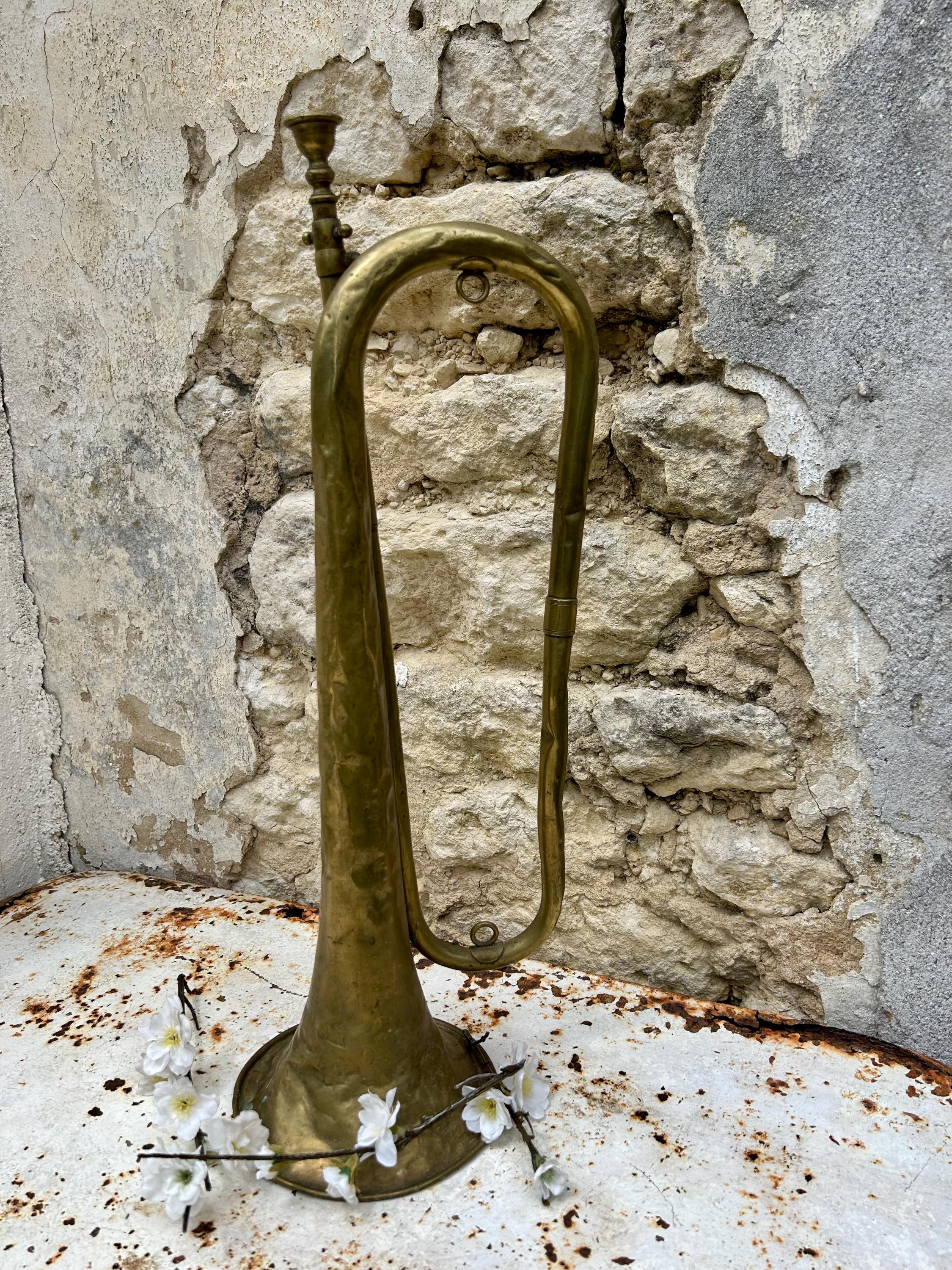 Antique French Military Bugle, French Horn. Early 1900's. - Etsy