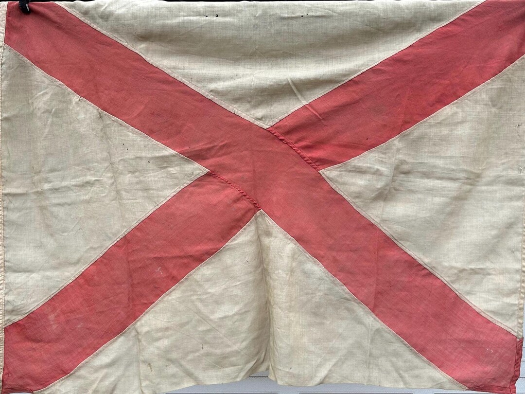 A Very Rare Vintage Wwll Naval "v' Victor Flag. - Etsy