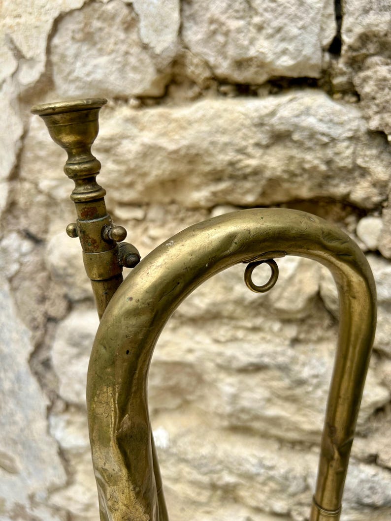 Antique French Military Bugle, French Horn. Early 1900's. - Etsy