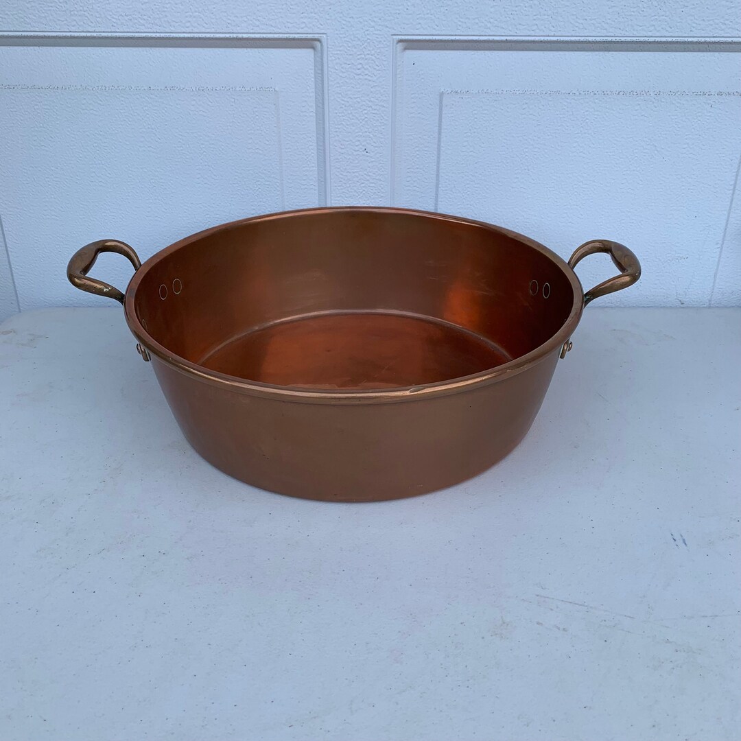 Large Antique Copper & Brass Preserve / Jam Pan. 19th Century. - Etsy