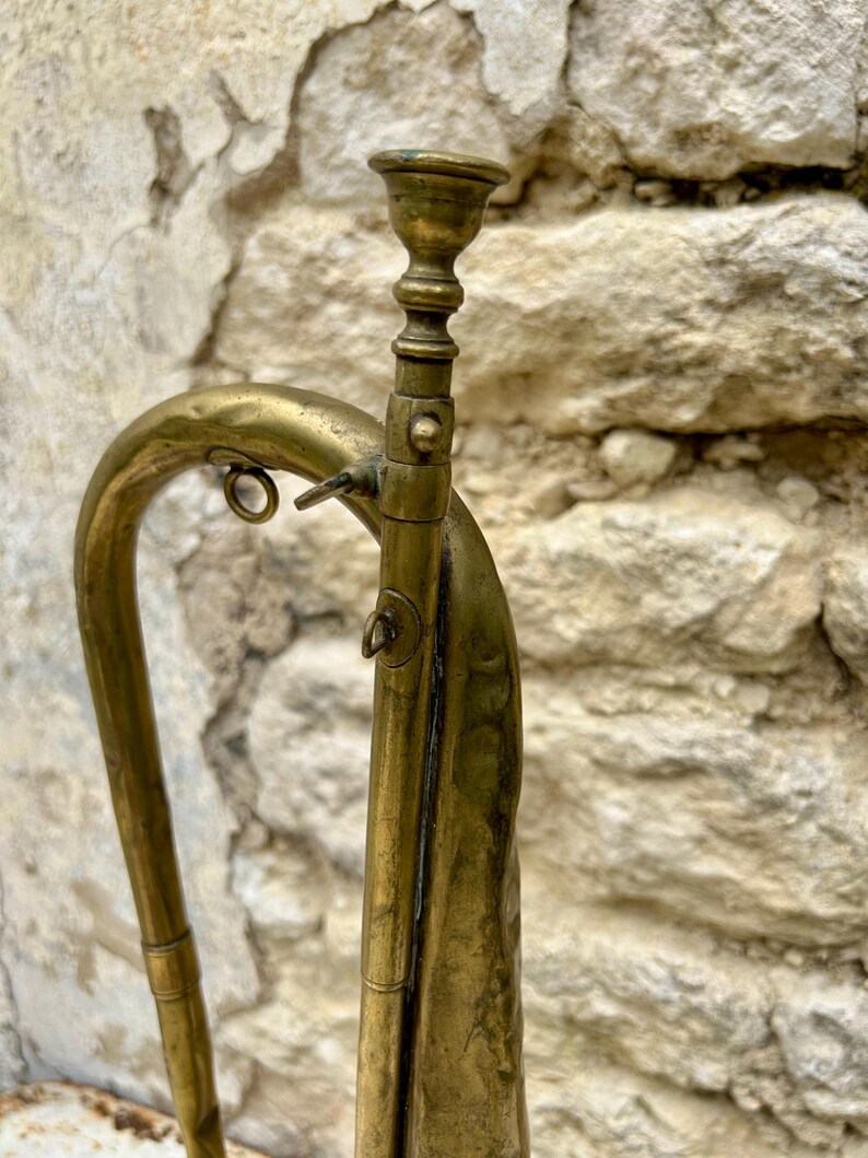 Antique French Military Bugle, French Horn. Early 1900's. - Etsy