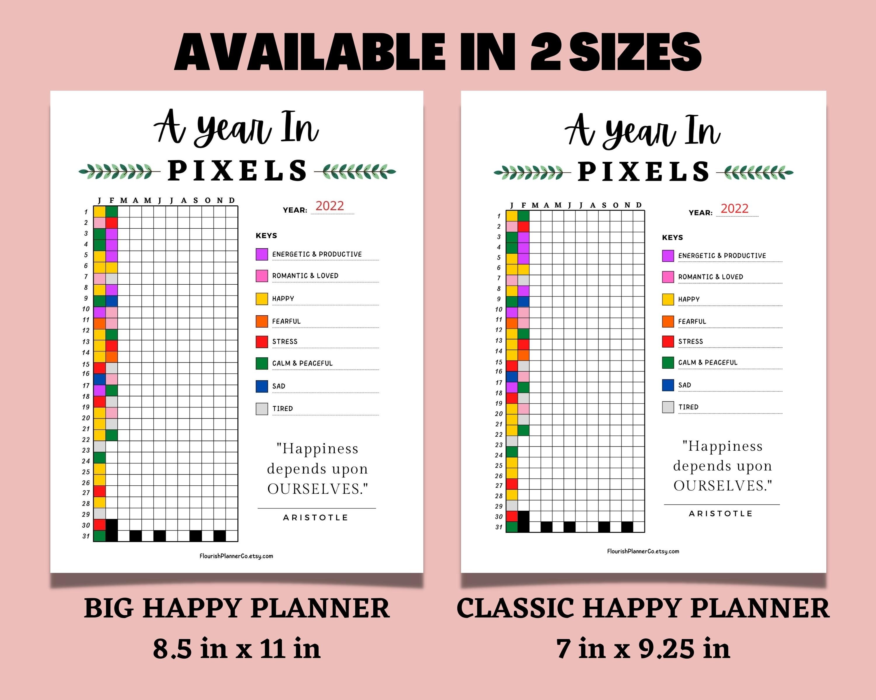 Mood Tracker Printable Daily Mood Chart Bundle Mood Journal Classic Big ...