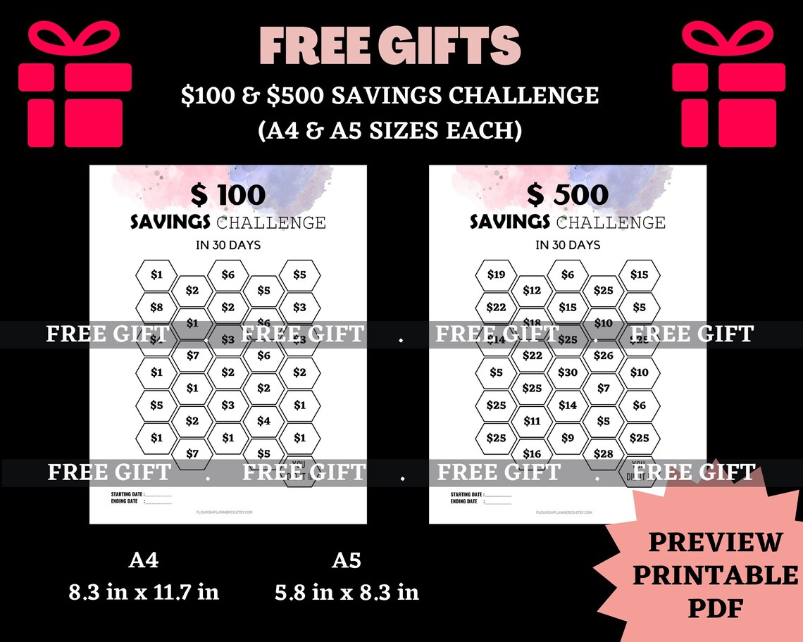 Mood Tracker Printable Daily Mood Chart Bundle Mood Journal Classic Big ...