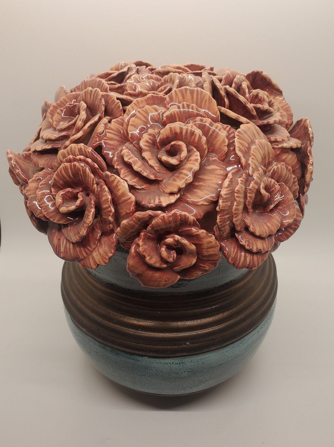 Floral Jar - Etsy