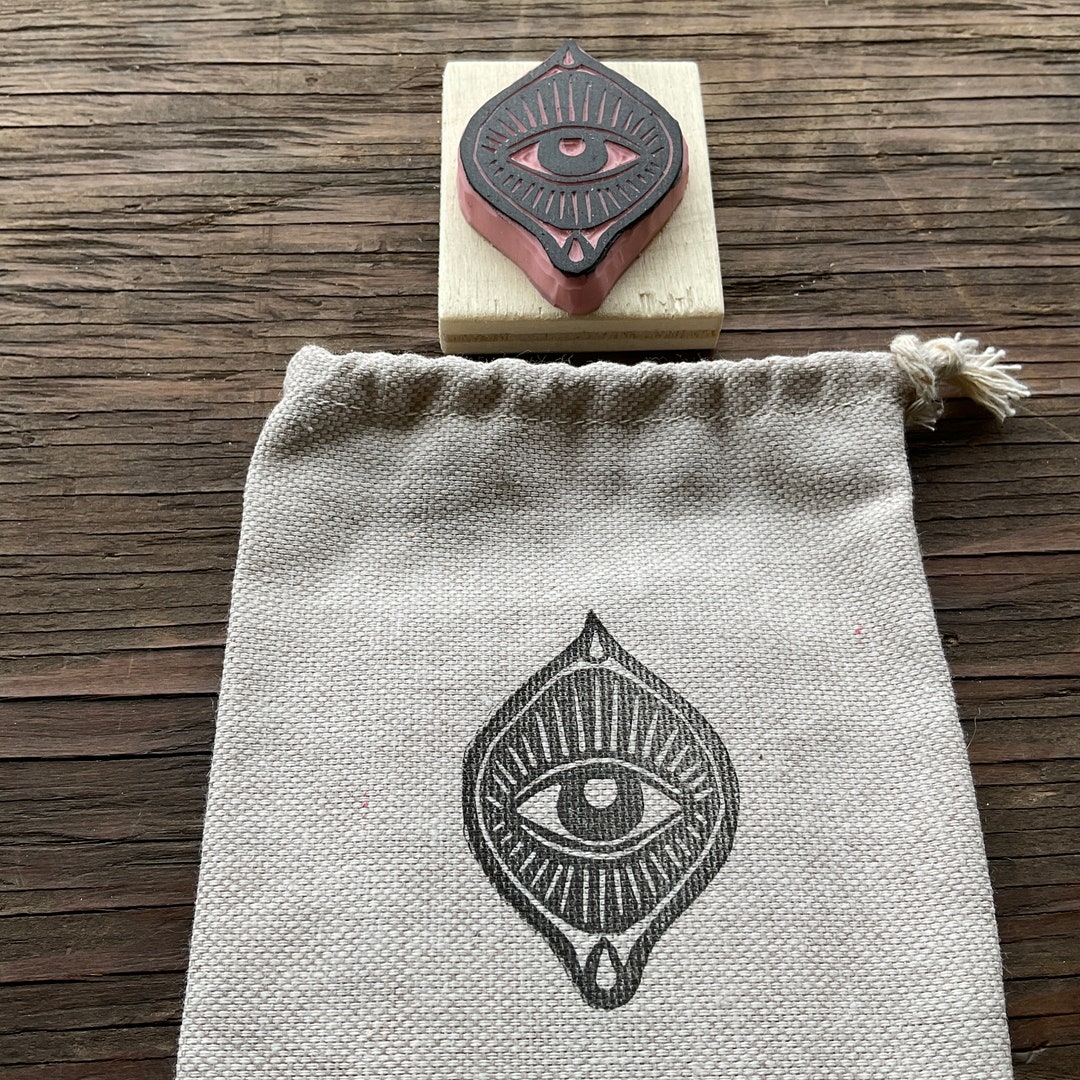 AMULET EYE Handcarved Stamp - Etsy