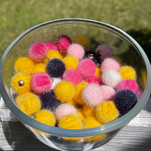 Tiny Pom Poms - Etsy