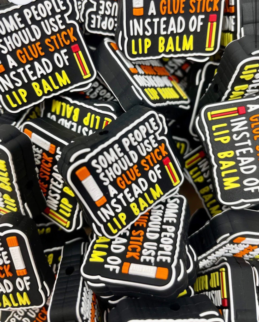 Some People Should Use Glue Instead of Lip Balm Focal Bead, Add On ...