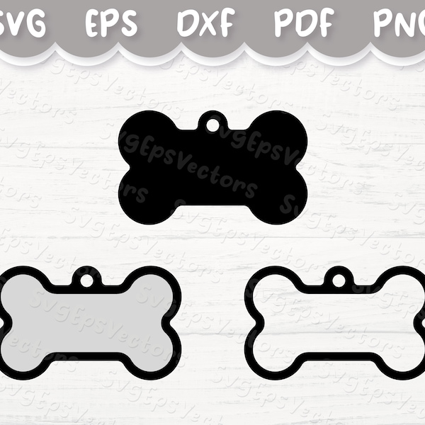 Dog Bone Dxf File - Etsy