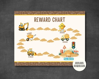 Kids Reward System Chart Tracker, Car Chart Kids Prize Chart, Preschool ...
