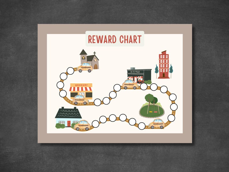 Printable Kids Reward Chart: Bible Reading, Chores (digital Download ...