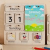 Perpetual Calendar, Kids Calendar Classroom, Calendar Board, Preschool ...