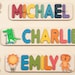 Personalized Name Puzzle for Kids, Montessori Toys, Wooden Name Puzzle ...