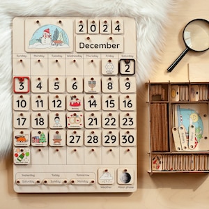 Perpetual Calendar, Kids Calendar Classroom, Calendar Board, Preschool ...