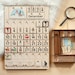 Perpetual Calendar, Kids Calendar Classroom, Calendar Board, Preschool ...