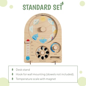 Montessori Weather Chart, Original Weather Station, Time Activity ...