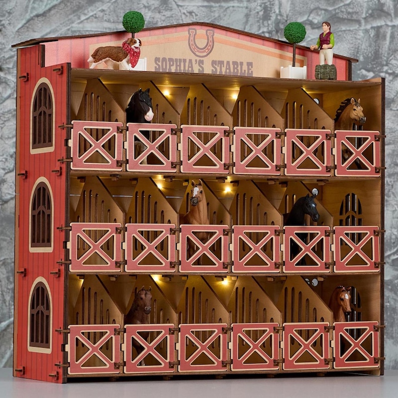 Kids Wooden Barn Toy - Etsy