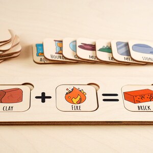 Alchemy Logical Flash Cards, Montessori Toys, Educational Wooden Toys ...