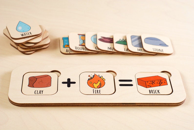 Matching Alchemy Game for Kids, Logical Toys, Flash Cards, Preschool ...