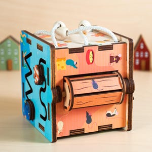 Busy Cube, Labyrinth Maze Cube, Baby Fidget Toy, Montessori Toys ...