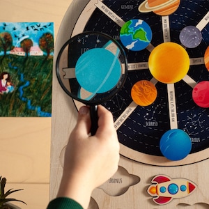 Solar System Jigsaw Puzzle for Kids, Space Homeschool Toys for Toddler ...