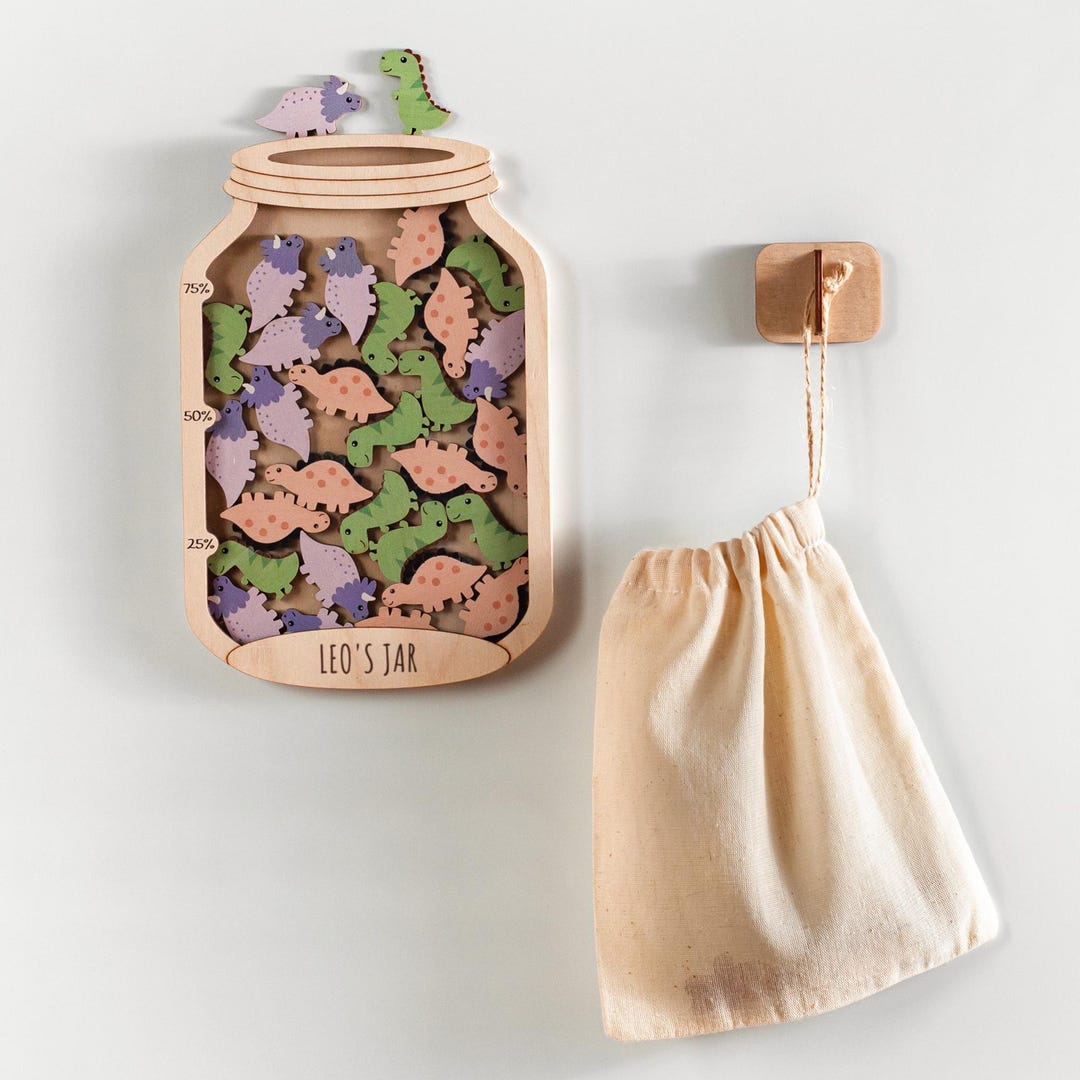 Magnetic Reward Jar With Tokens, Behavior Reward System for Toddler ...