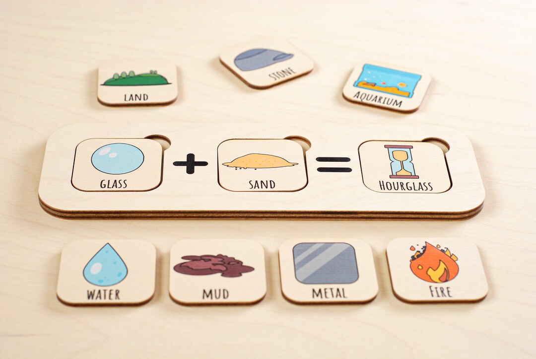 Educational Montessori Toy for Toddler, Logical Alchemy Flash Cards ...