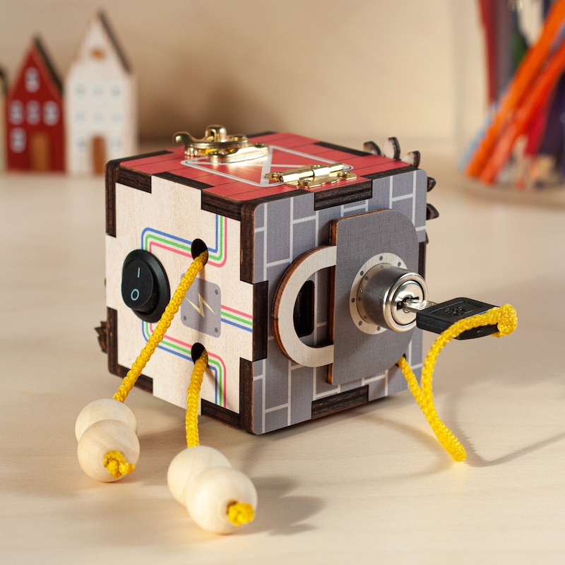 Toddler Busy Box - Etsy