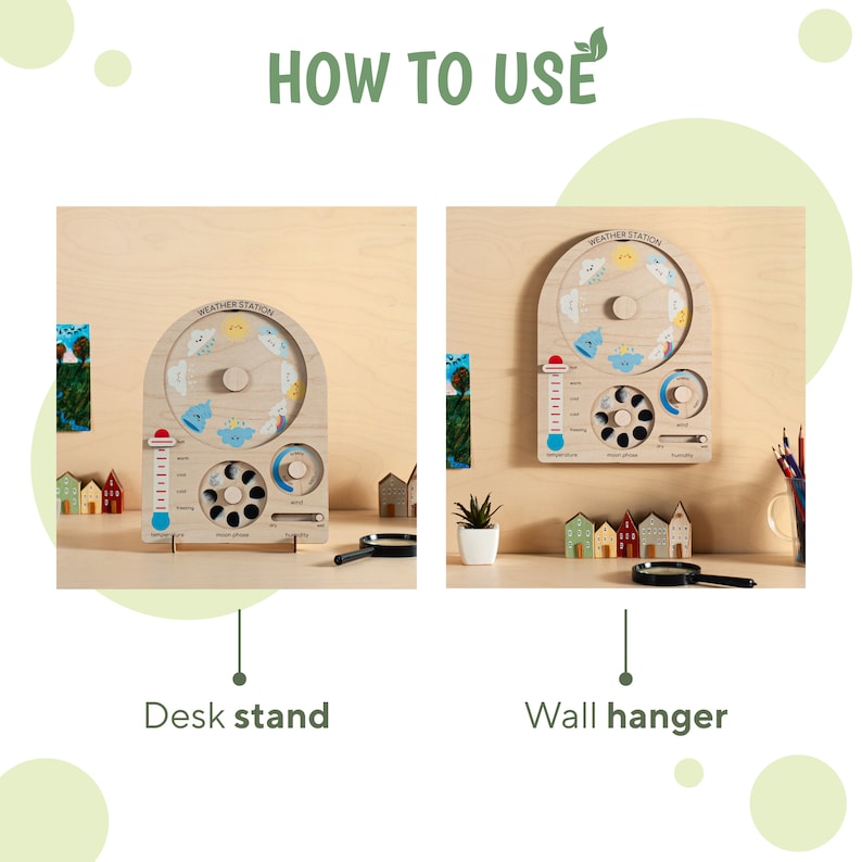 Montessori Weather Chart, Original Weather Station, Time Activity ...
