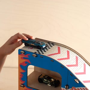 Jumping Ramp Toy Car, Toy Car Parking Garage, Birthday Gift for Boys ...