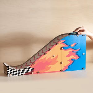 Jumping Ramp Toy Car, Toy Car Parking Garage, Birthday Gift for Boys ...