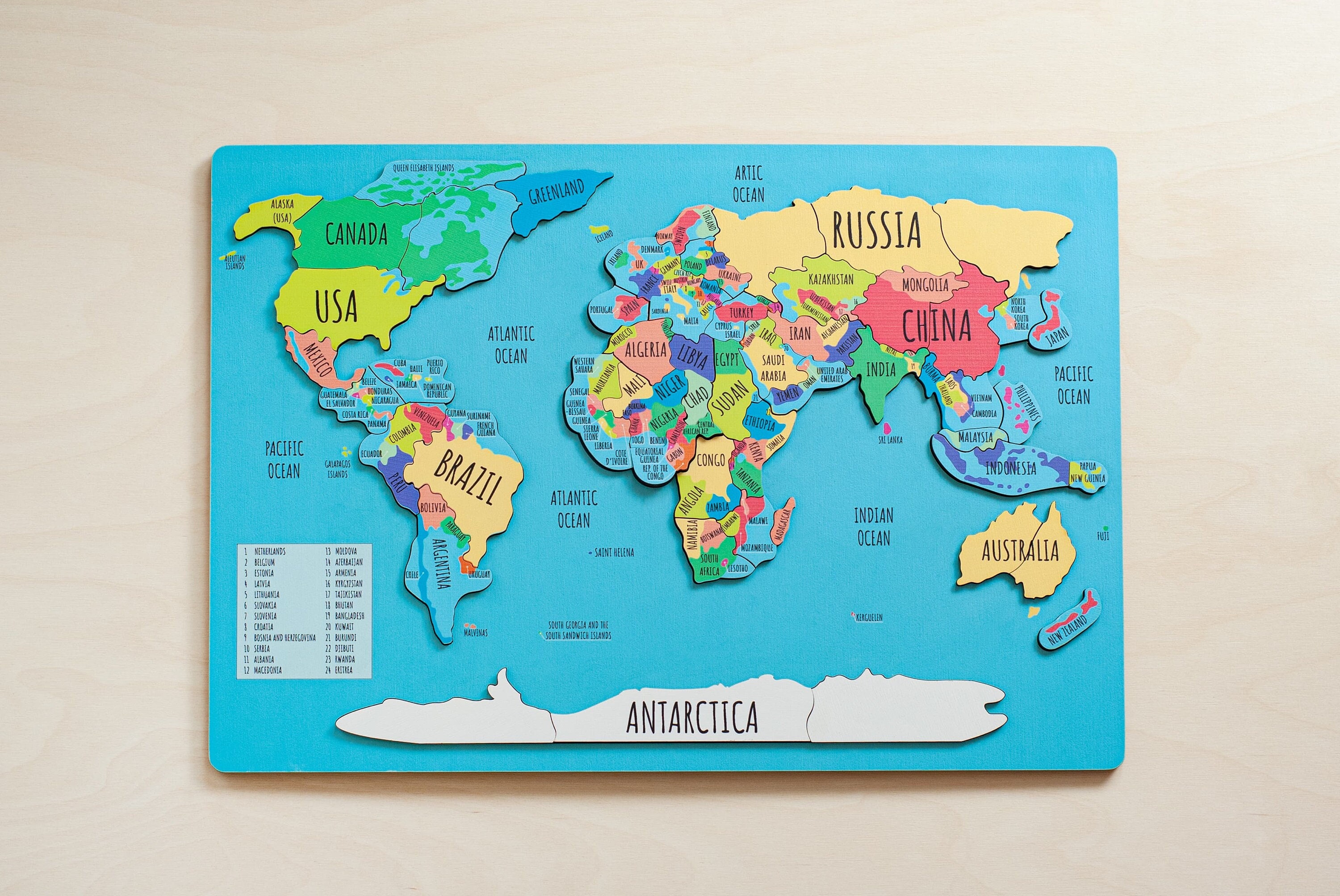 Kids World Map Gift for Kids World Map Puzzle for Kids Gift - Etsy
