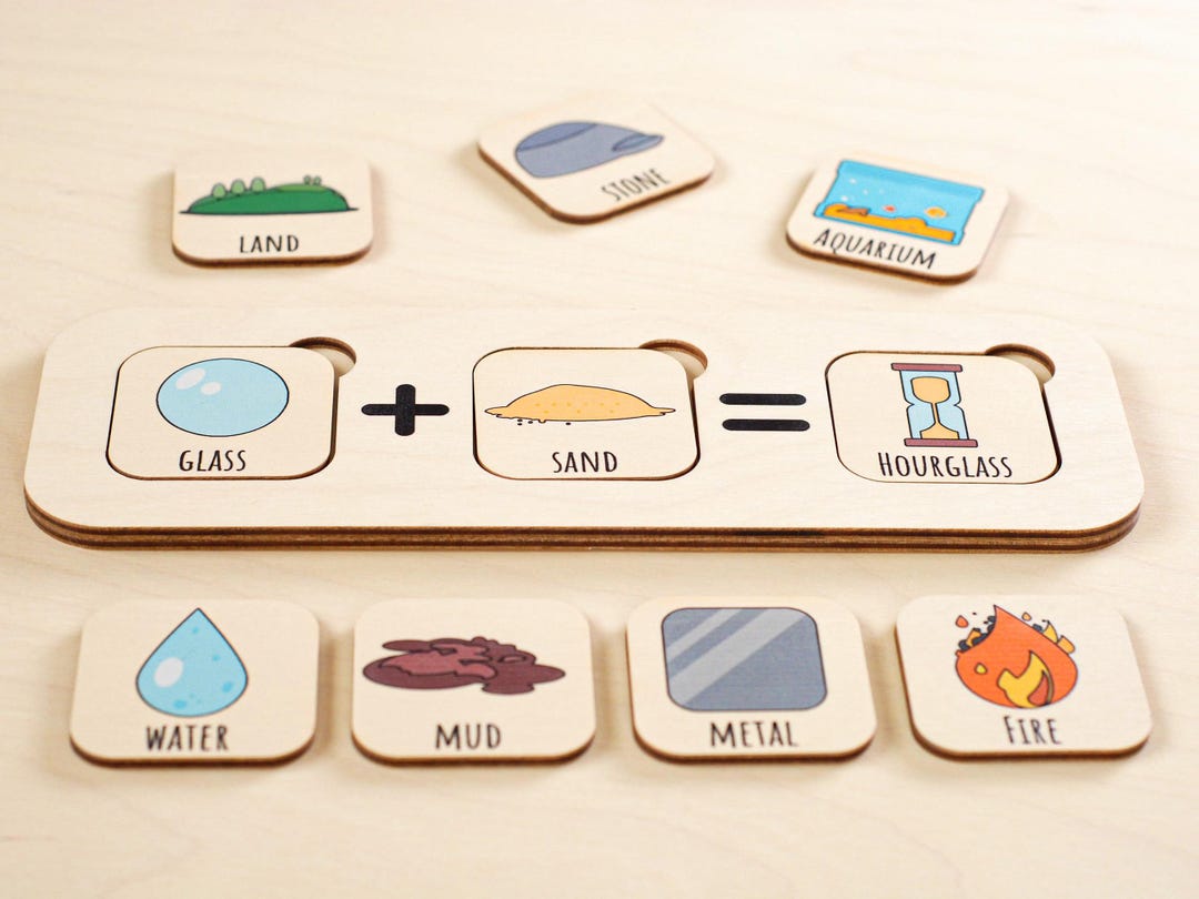 Alchemy Logical Flash Cards, Montessori Toys, Educational Wooden Toys ...