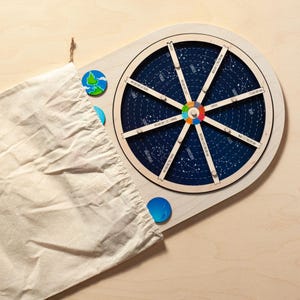 Solar System for Toddler, Space Puzzle, Nursery Planets Magnetic Board ...
