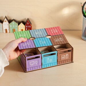 Garbage Sorting Toy for Kids, Recycling Game Toys, Wooden Montessori ...