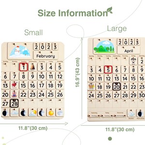 Perpetual Calendar, Kids Calendar Classroom, Calendar Board, Preschool ...