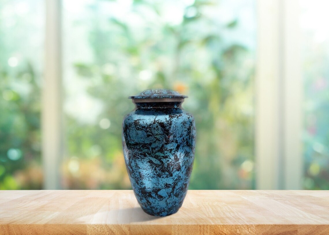 Beautiful Turquoise Urn large - Etsy