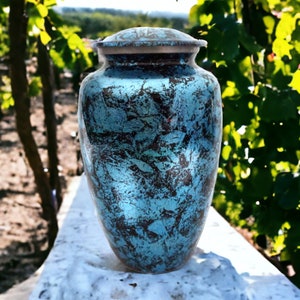 Beautiful Turquoise Urn (large) - Etsy