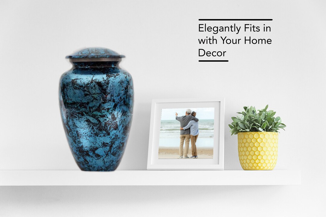 Beautiful Turquoise Urn large - Etsy