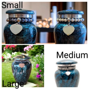 Urn/keepsake Name Plates - Beads and Charms Name Plates - Etsy